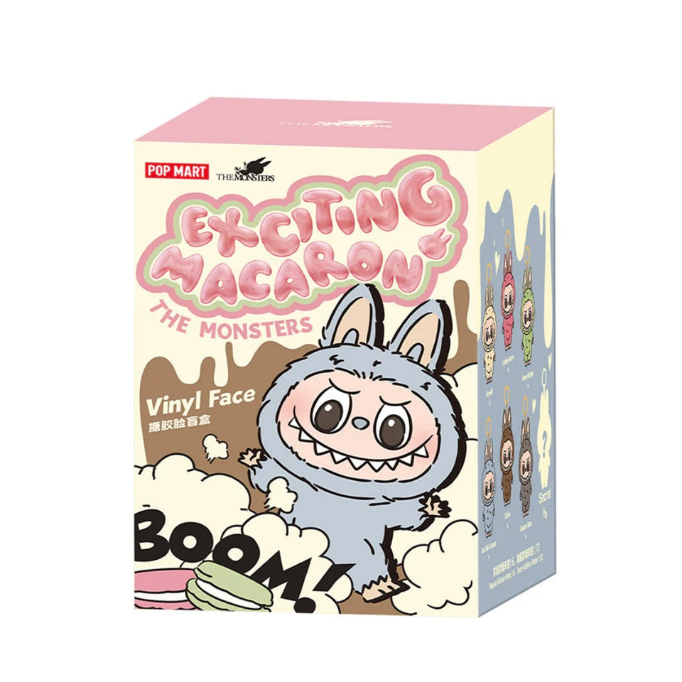 Pop Mart The Monsters Labubu Exciting Macarons Vinyl Face Plush Pendan ...